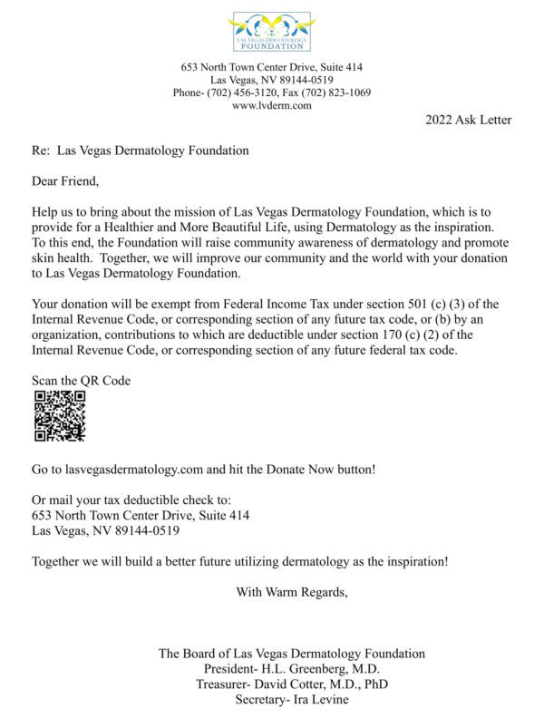 Las Vegas Dermatology Foundation - Las Vegas Dermatology®